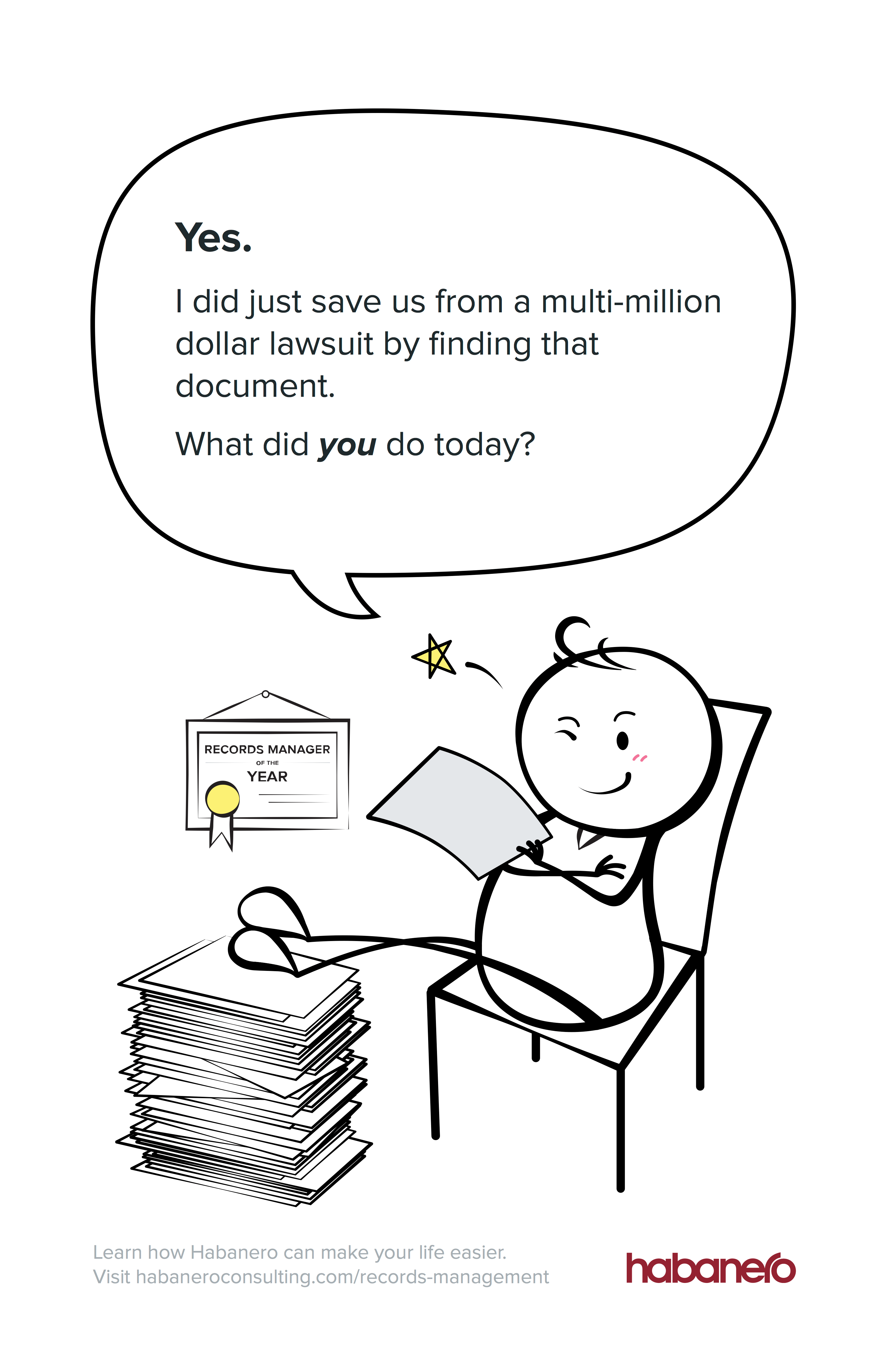 Records Managers honoured with trio of posters | Habanero Consulting Group